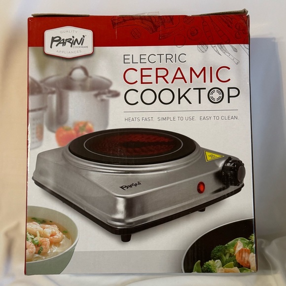 Parini | Kitchen | Nib Parini Electric Ceramic Cooktop 7 Glass Plate ...